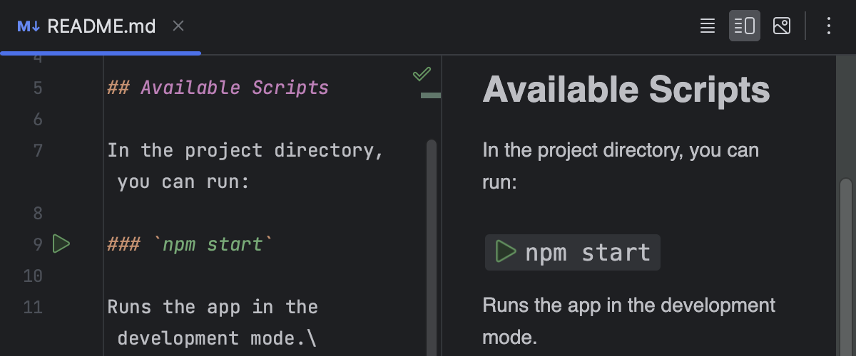 Markdown | WebStorm Documentation