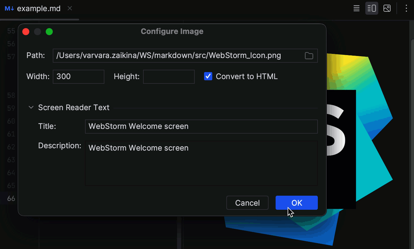 Markdown | WebStorm Documentation