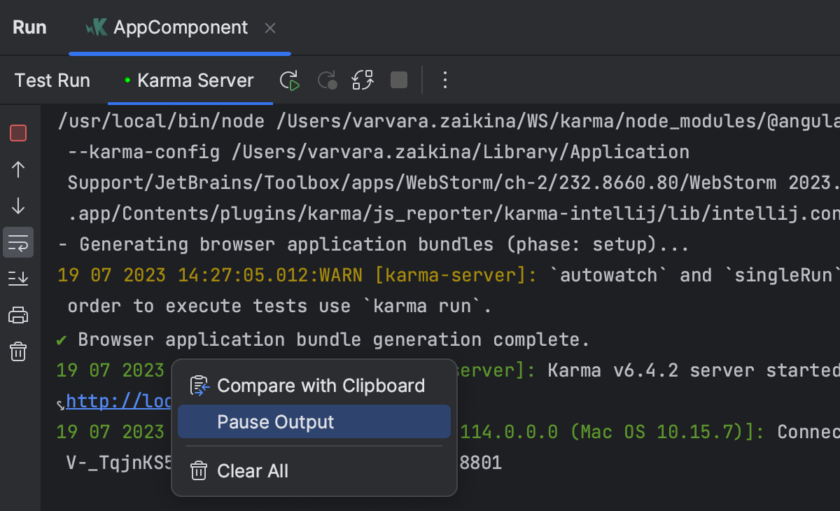 Run applications | WebStorm Documentation