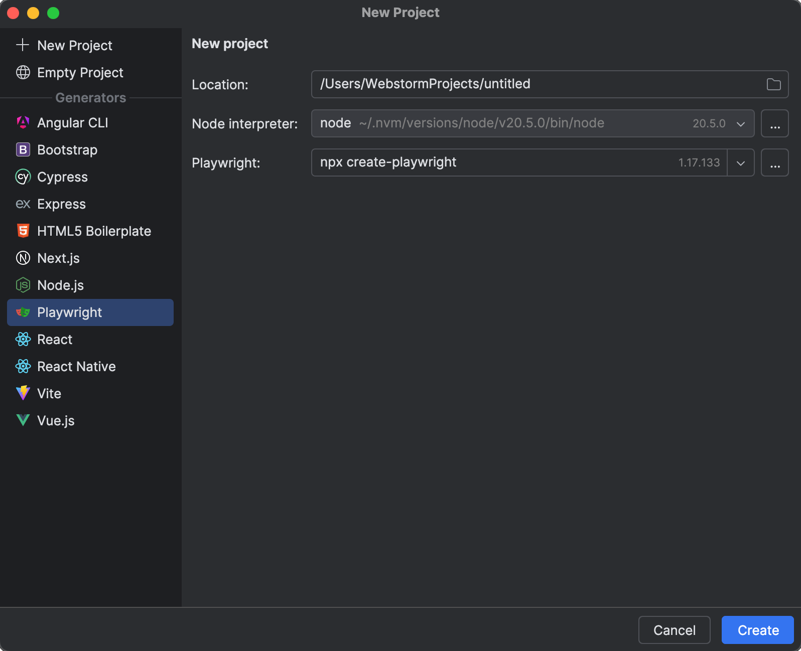 Playwright | WebStorm Documentation
