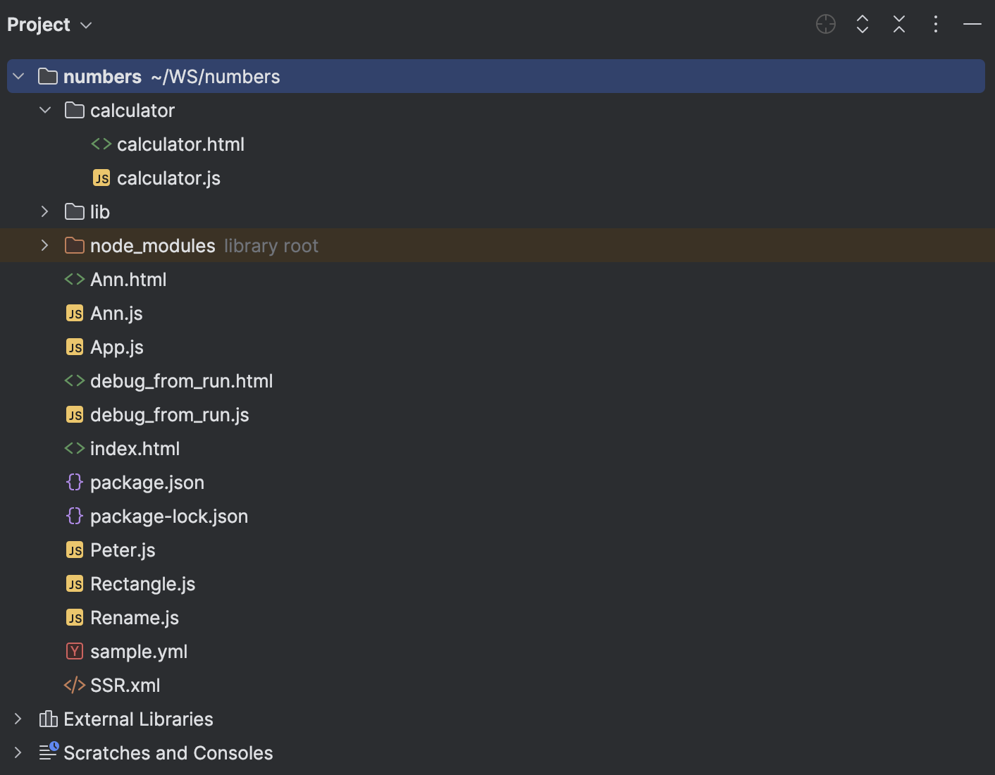 Project tool window | WebStorm Documentation