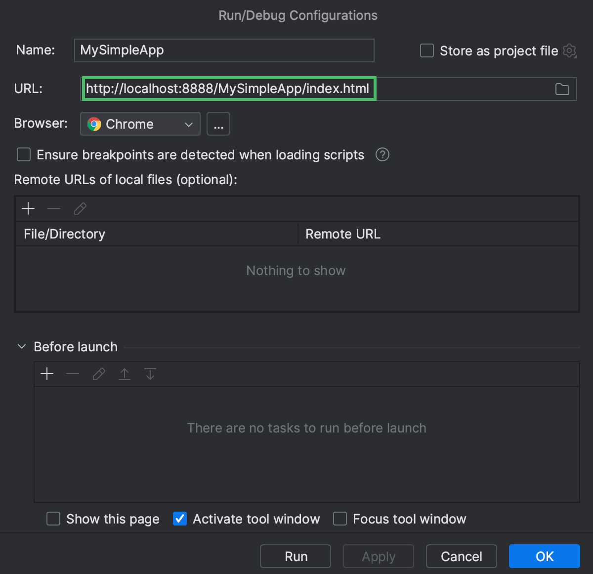 Debug JavaScript in Chrome | PyCharm Documentation