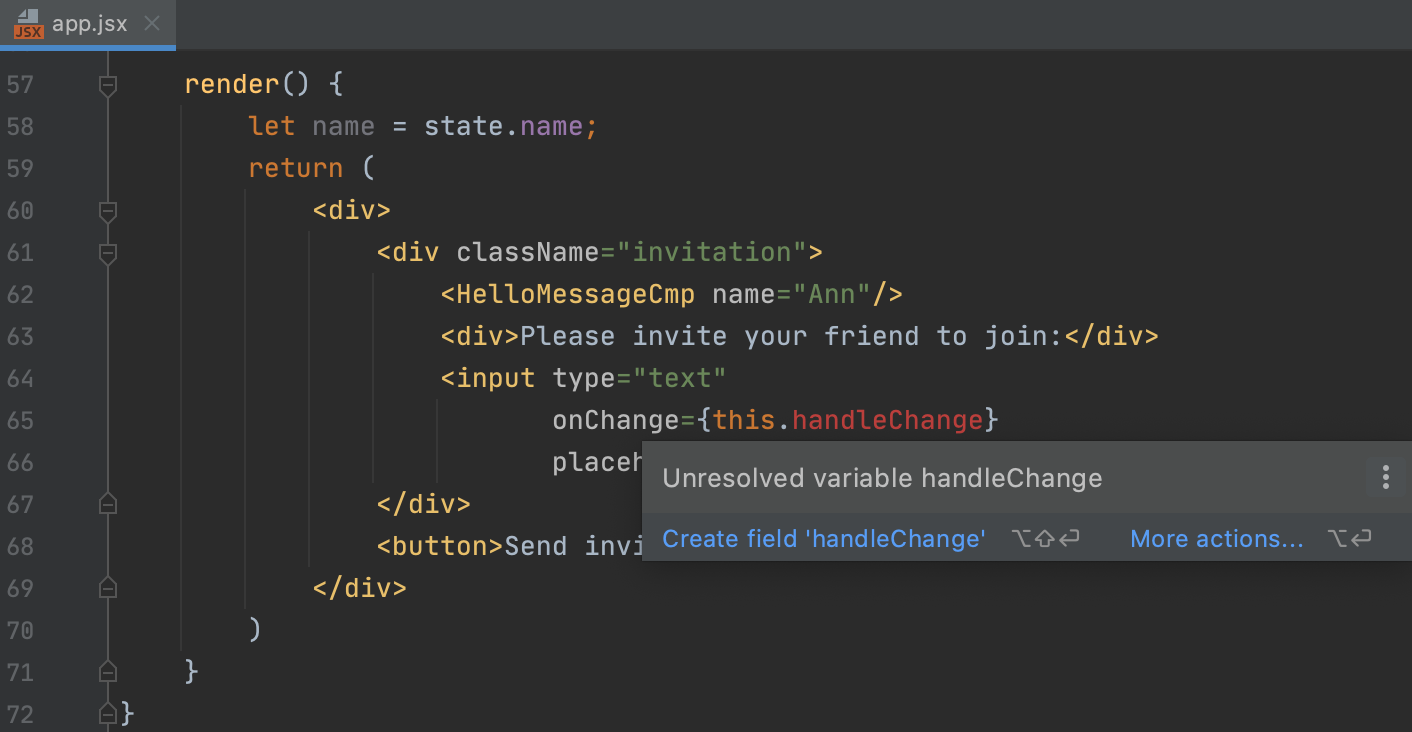 React | WebStorm Documentation