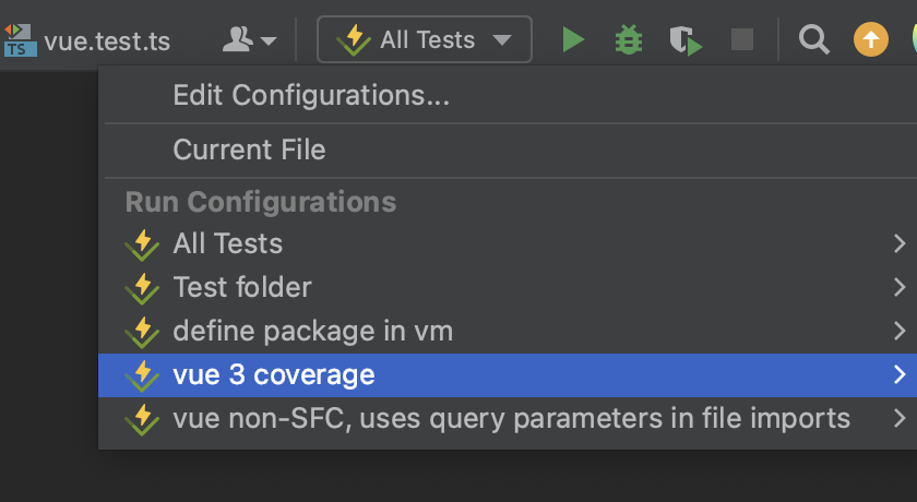 Vitest | WebStorm Documentation