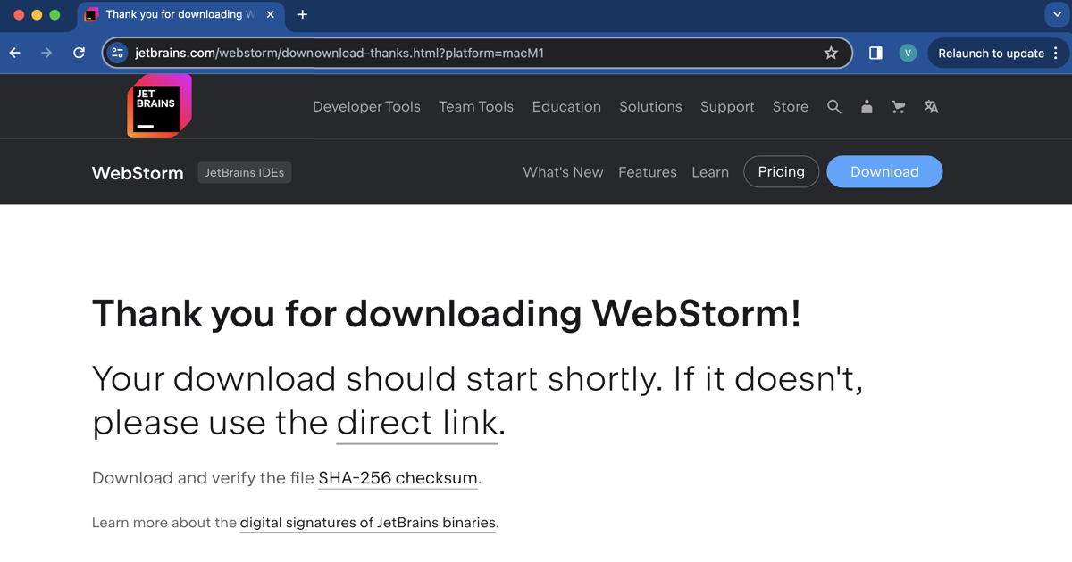 Register WebStorm | WebStorm Documentation