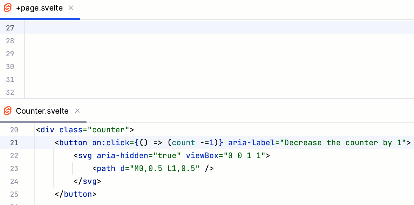 Svelte | WebStorm Documentation