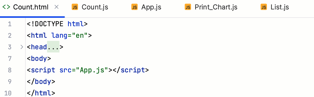 Editor basics | WebStorm Documentation