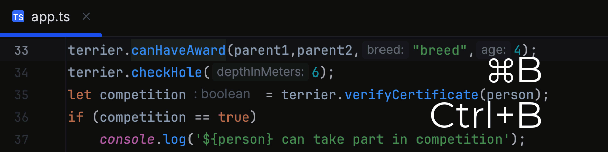 TypeScript | PyCharm Documentation
