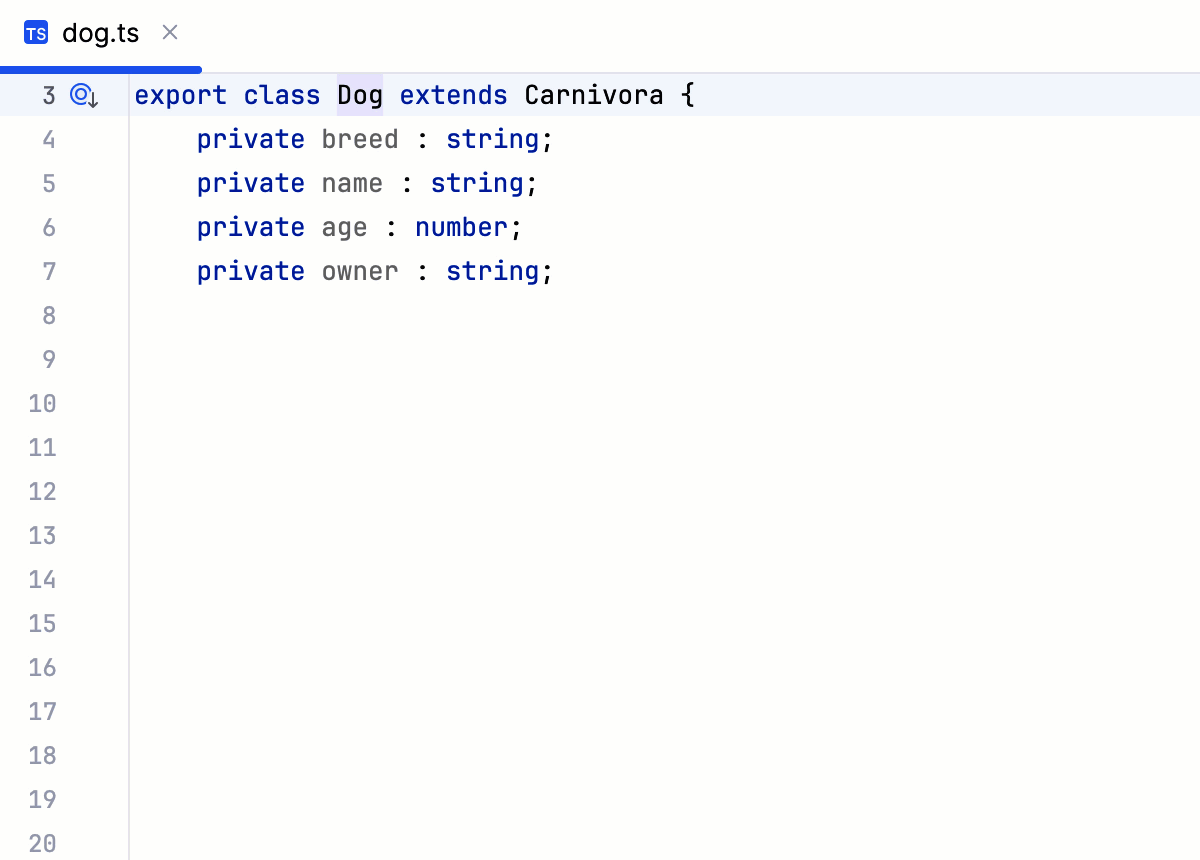 TypeScript | PyCharm Documentation