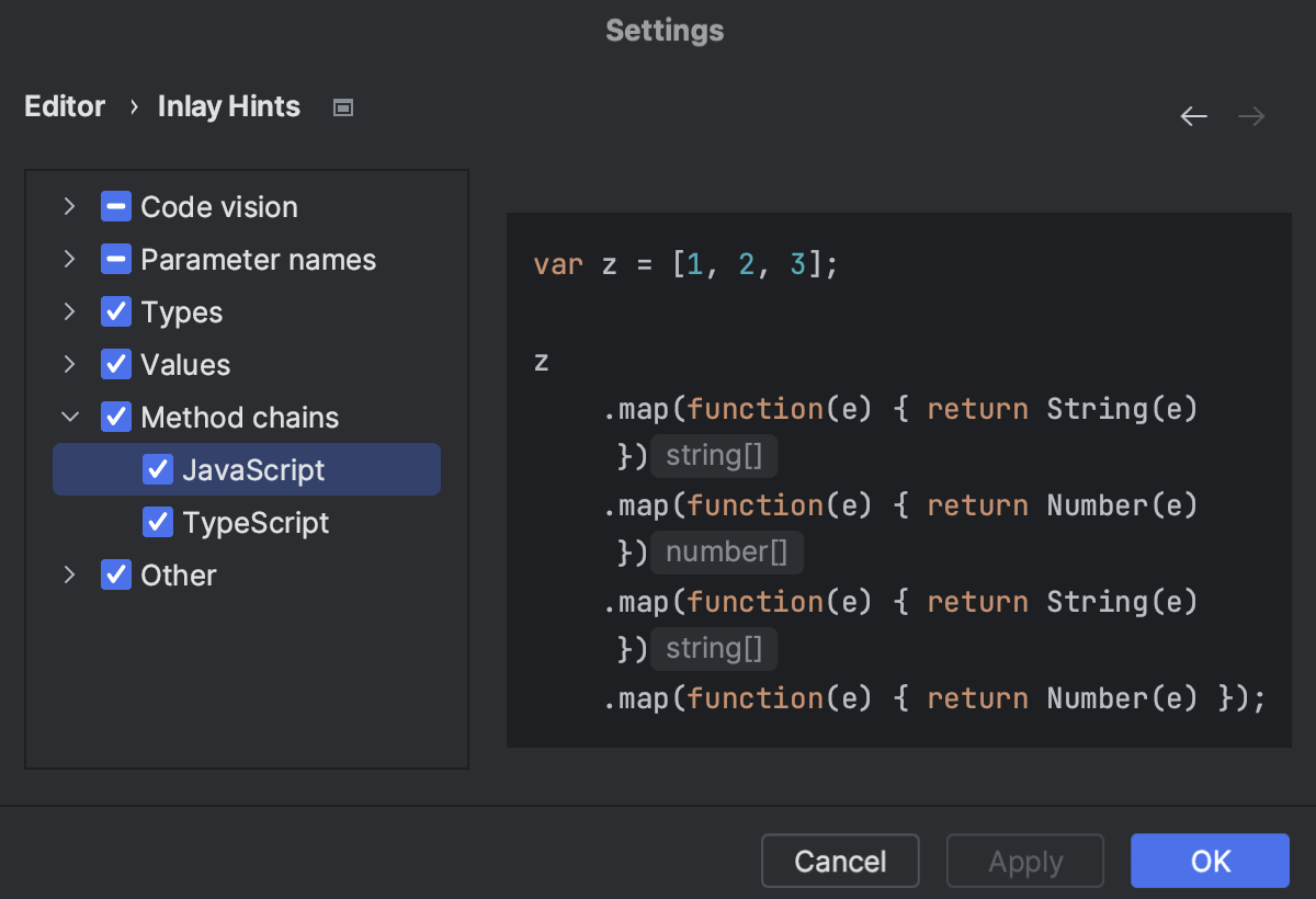 JavaScript | WebStorm Documentation