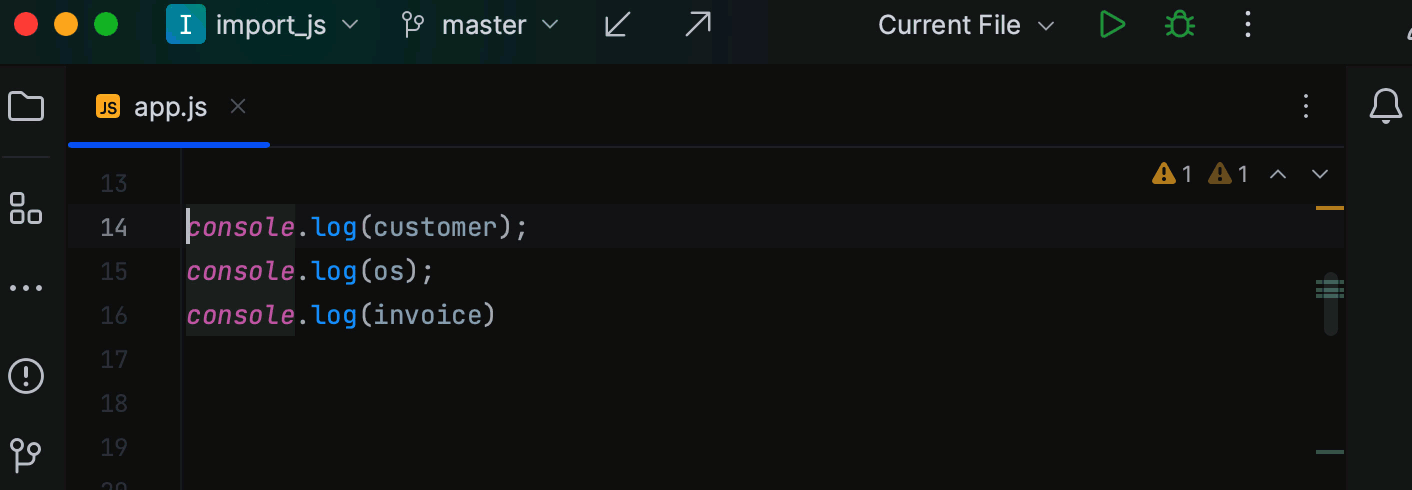 Run inspections | WebStorm Documentation