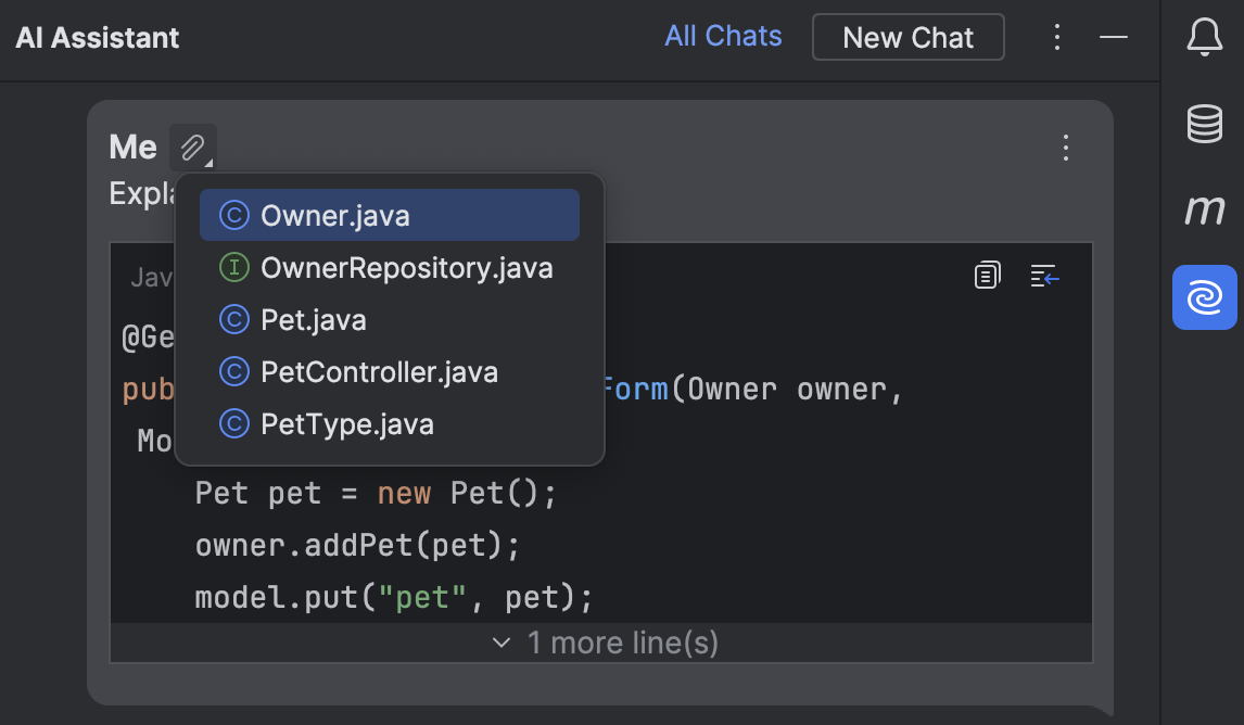 Use Ai Prompts To Explain And Refactor Your Code Intellij Idea Documentation