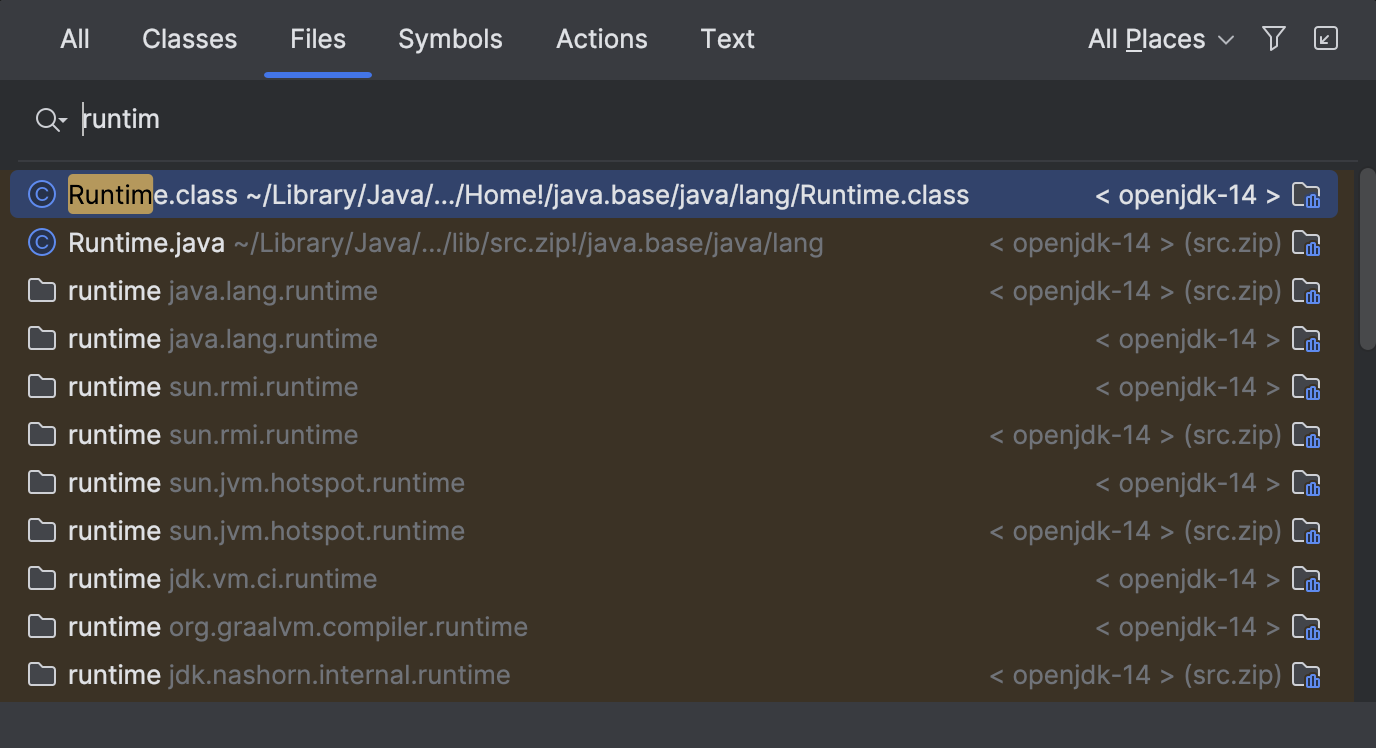 Search everywhere | IntelliJ IDEA Documentation