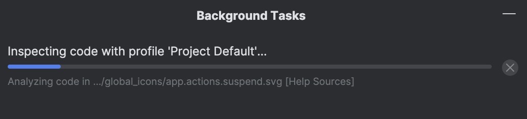 Background tasks | PyCharm Documentation