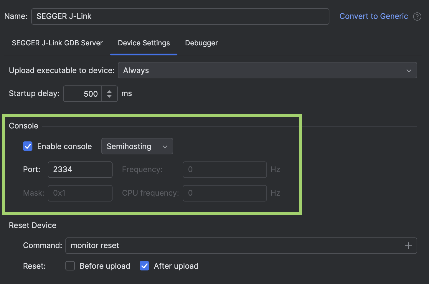 Debug Servers Clion Documentation