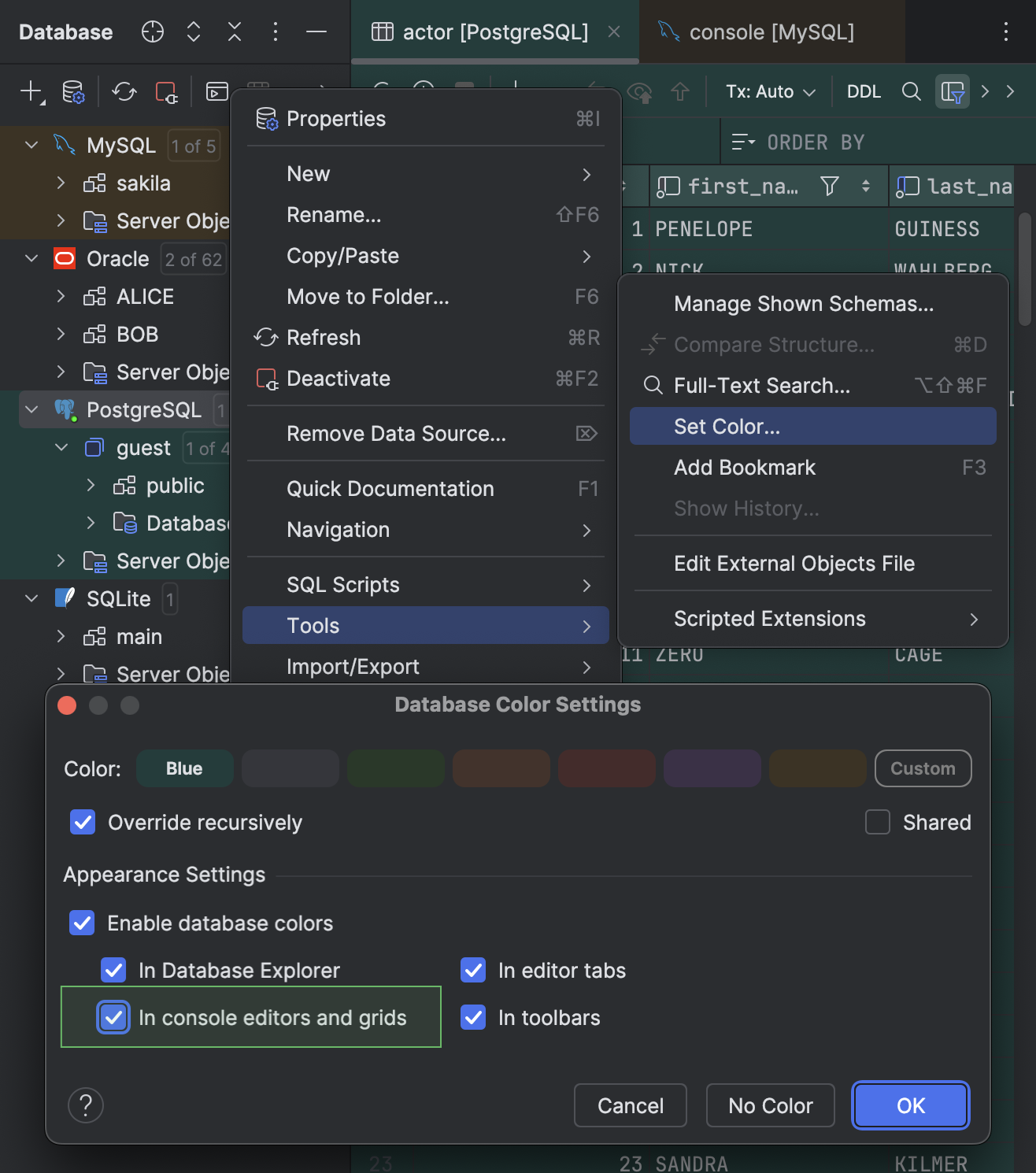 Data sources | DataGrip Documentation