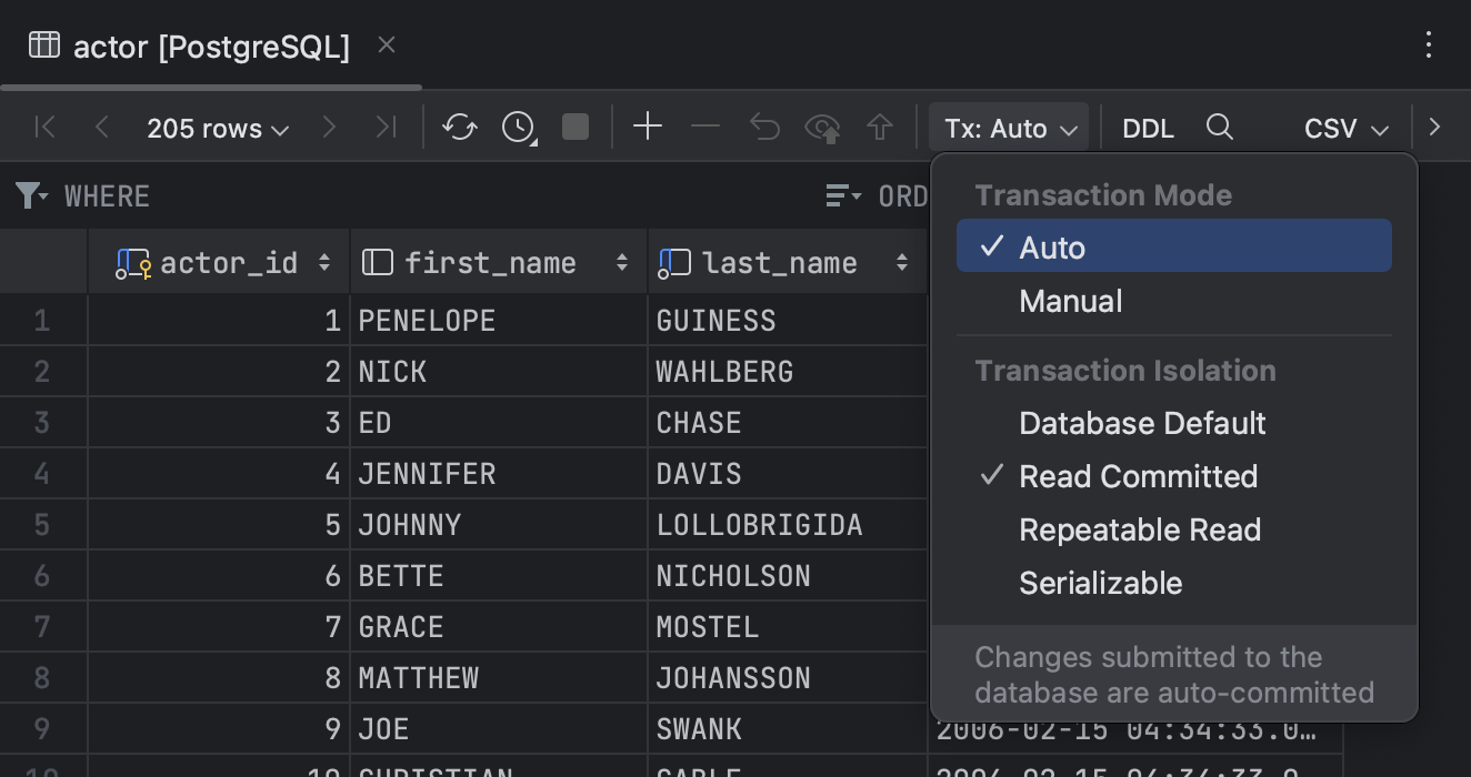 Configure connection | IntelliJ IDEA Documentation