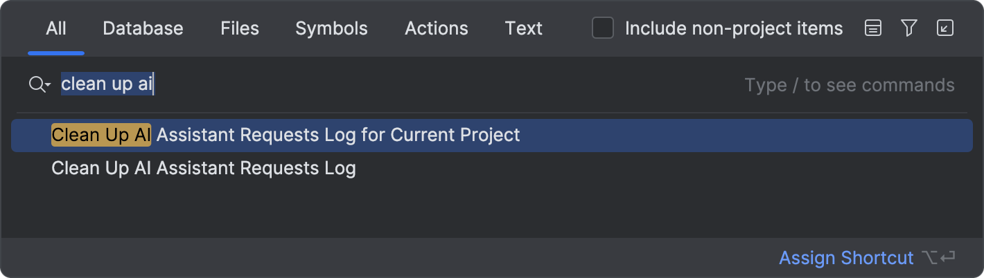AI Assistant | DataGrip Documentation
