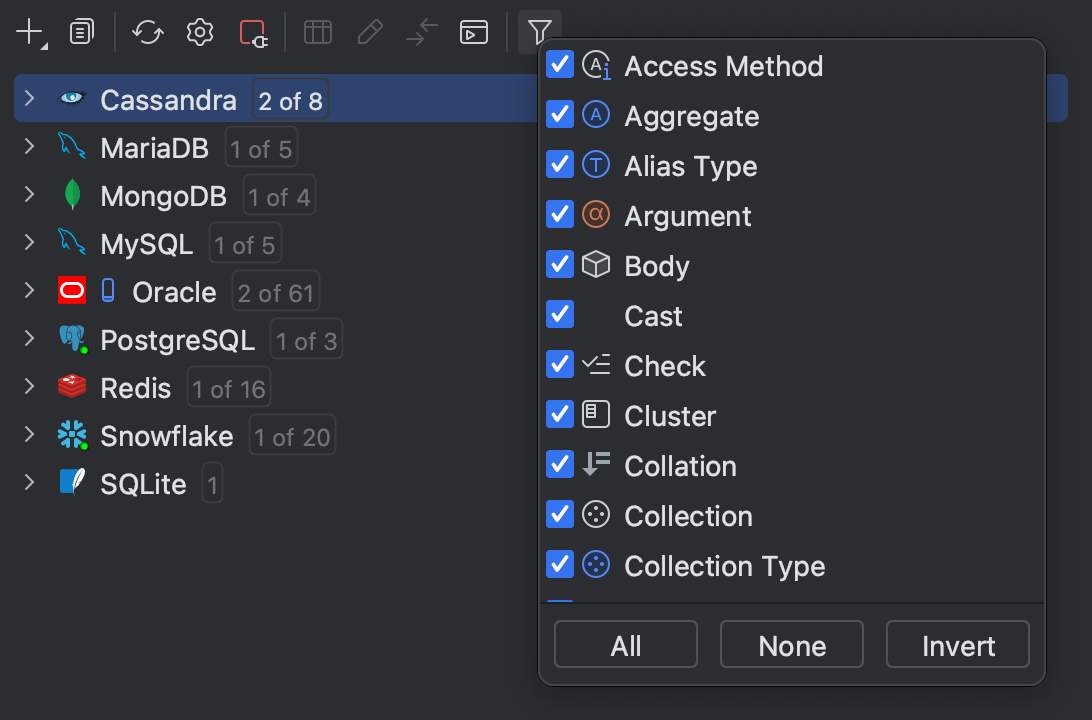 Data sources | DataGrip Documentation