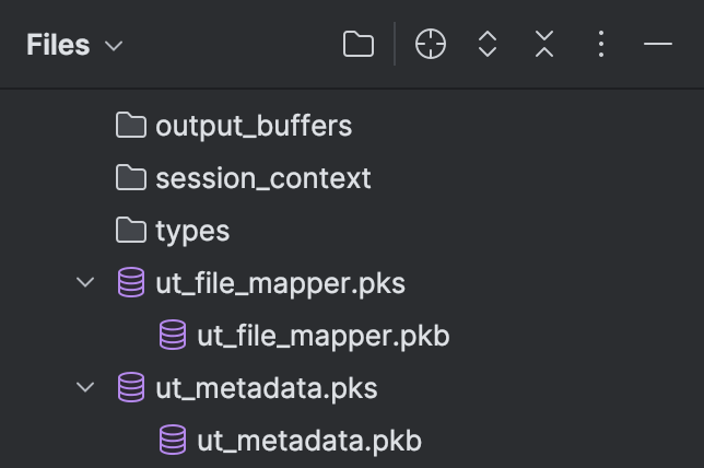 File nesting rules | DataGrip Documentation