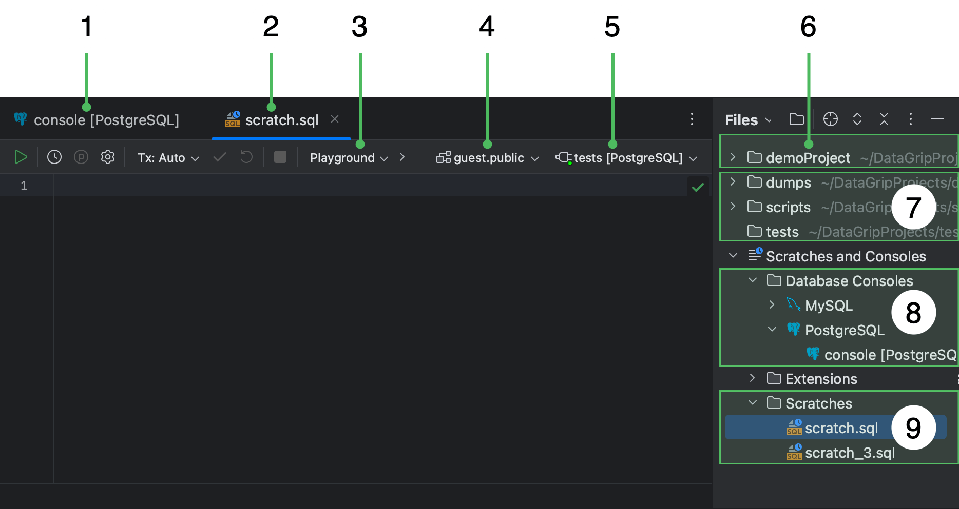 File management | DataGrip Documentation
