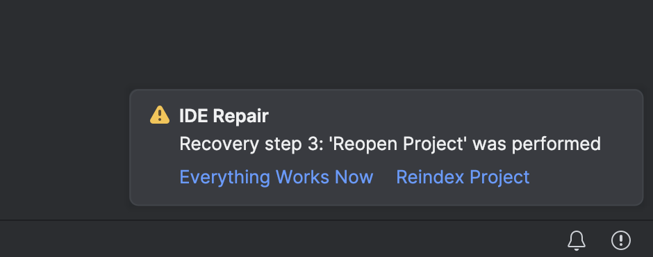 Repair IDE | DataGrip Documentation