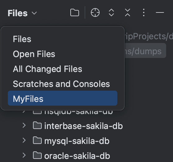 Scopes and file colors | DataGrip Documentation