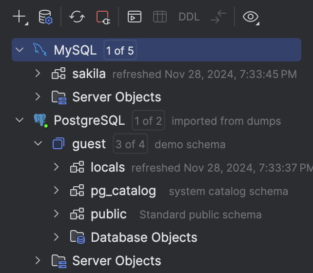 Database Explorer | DataGrip Documentation