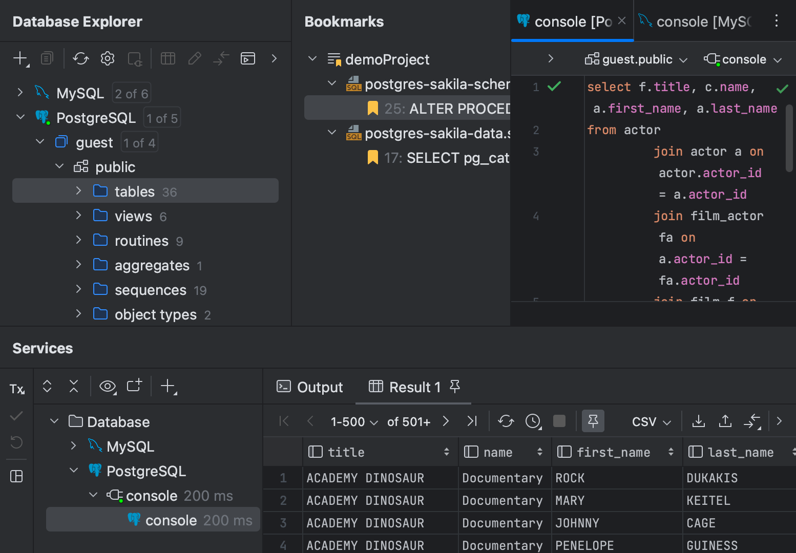 Arrange tool windows | DataGrip Documentation