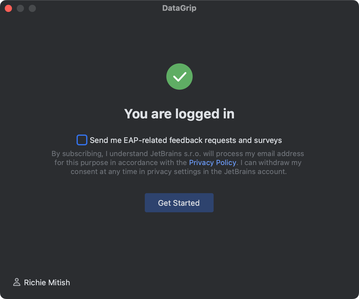 Register DataGrip | DataGrip Documentation