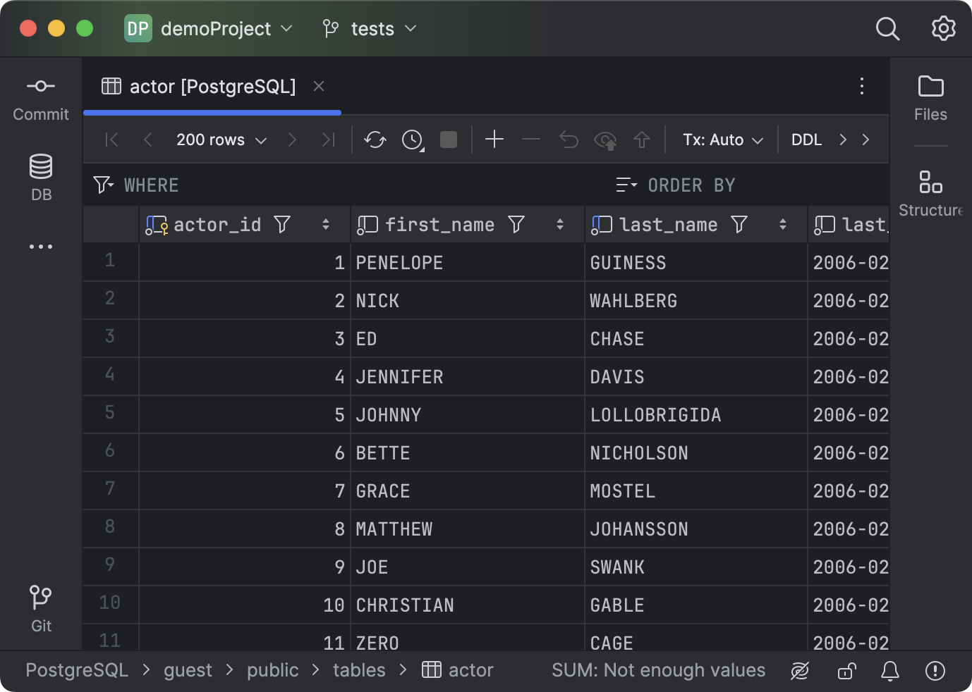 Tool windows | DataGrip Documentation
