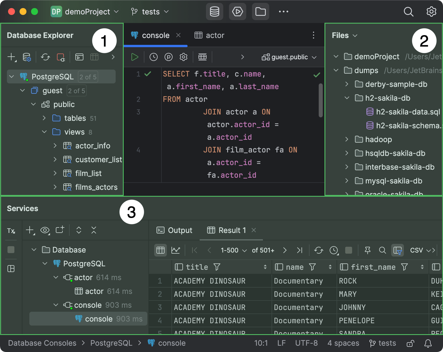 Tool windows | DataGrip Documentation