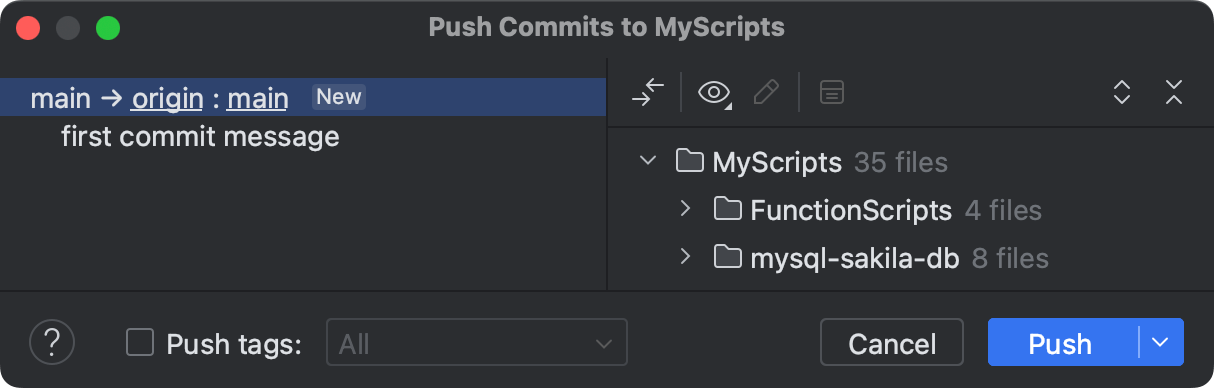 Start a GitHub project in DataGrip | DataGrip Documentation