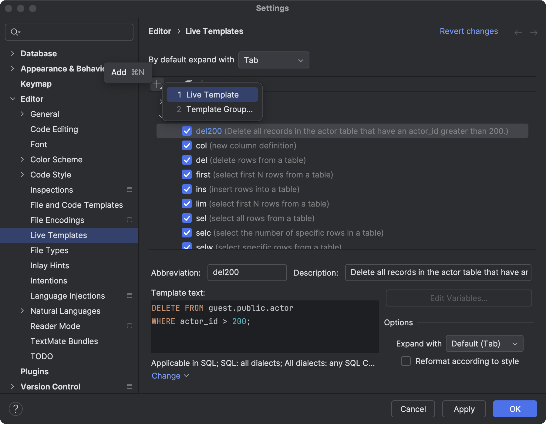 Store your queries | DataGrip Documentation