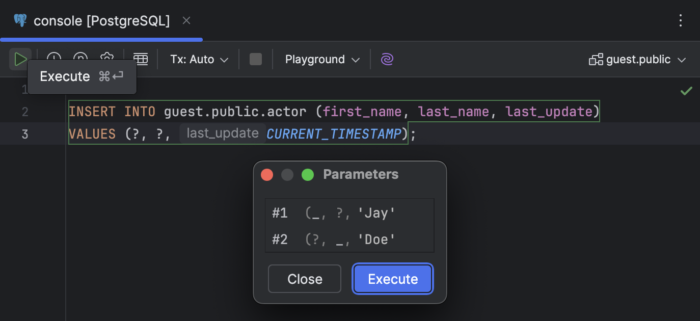 Store your queries | DataGrip Documentation