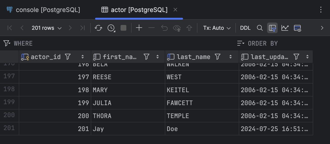 Store your queries | DataGrip Documentation