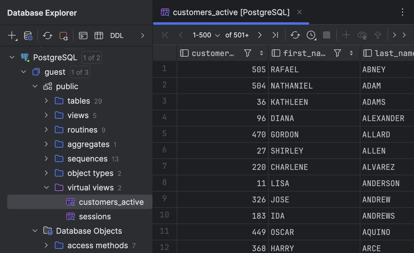 Store your queries | DataGrip Documentation