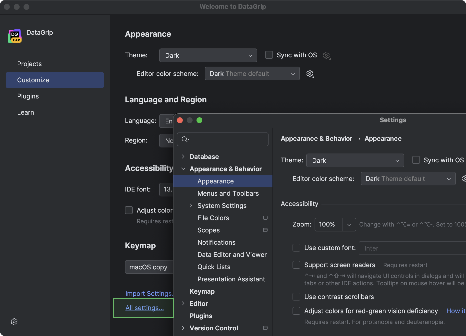 Run DataGrip for the first time | DataGrip Documentation