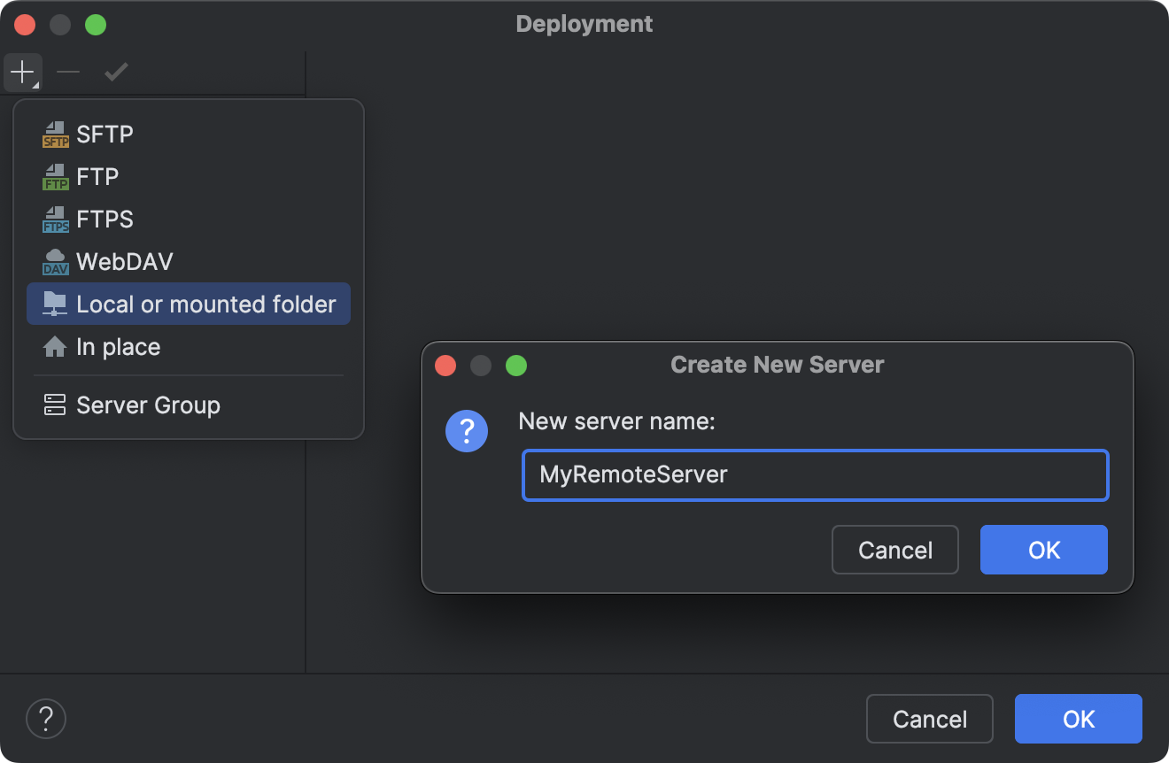 Tutorial Deployment In Webstorm Webstorm Documentation