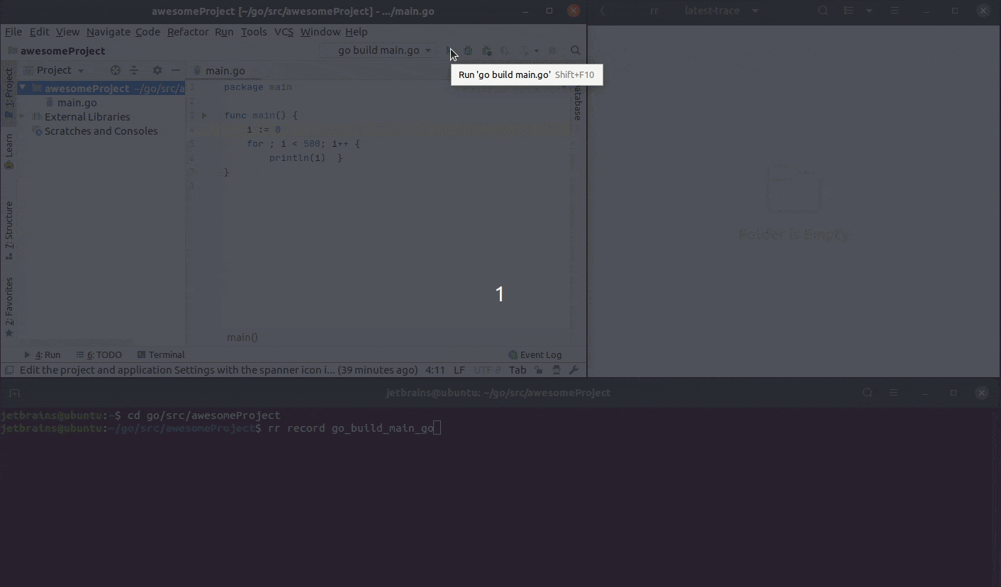 Debugging with Mozilla rr | IntelliJ IDEA Documentation