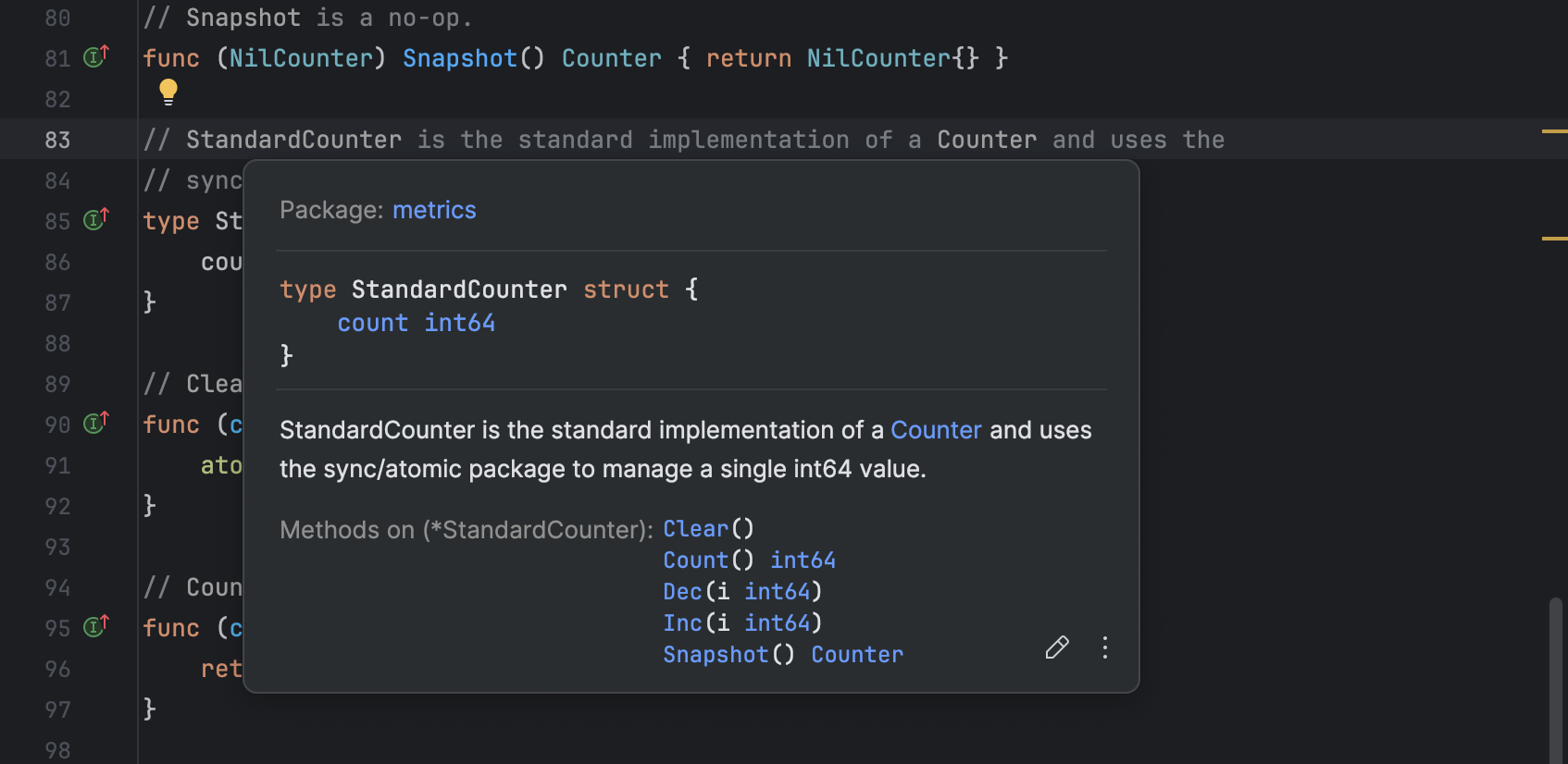 Source Code Navigation Goland Documentation