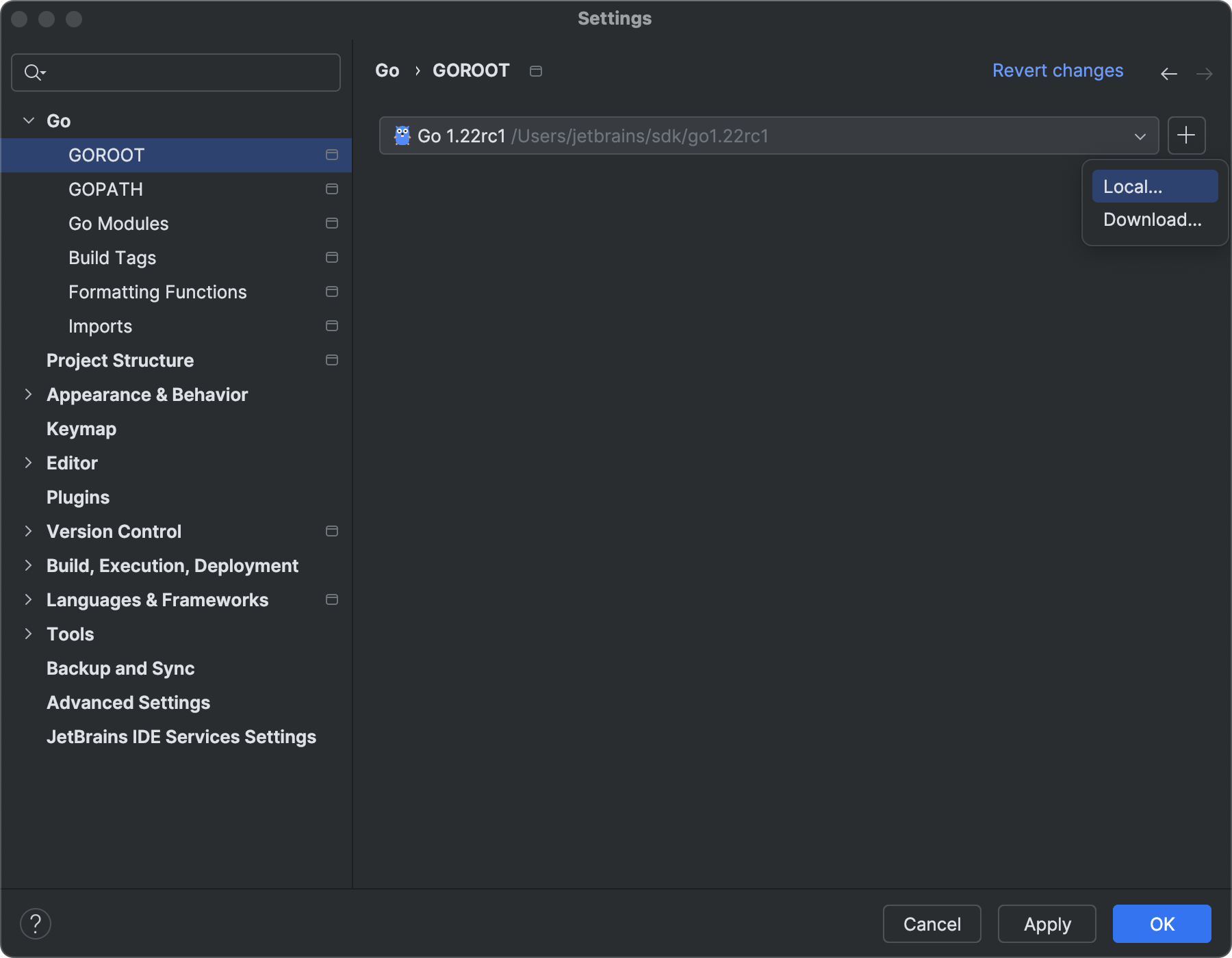 Go | GoLand Documentation