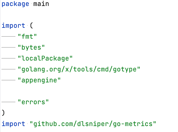 Code Style. Go | GoLand Documentation
