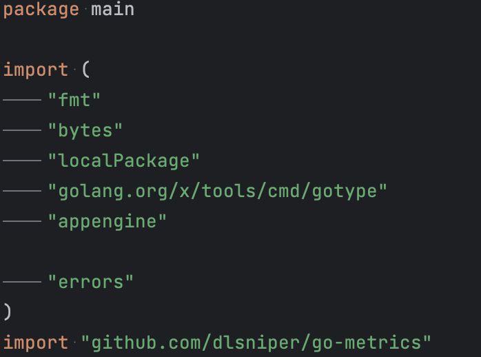 Code Style. Go | GoLand Documentation