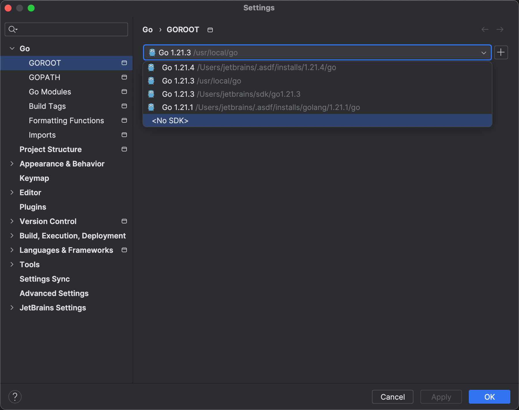 GOROOT and GOPATH | GoLand Documentation