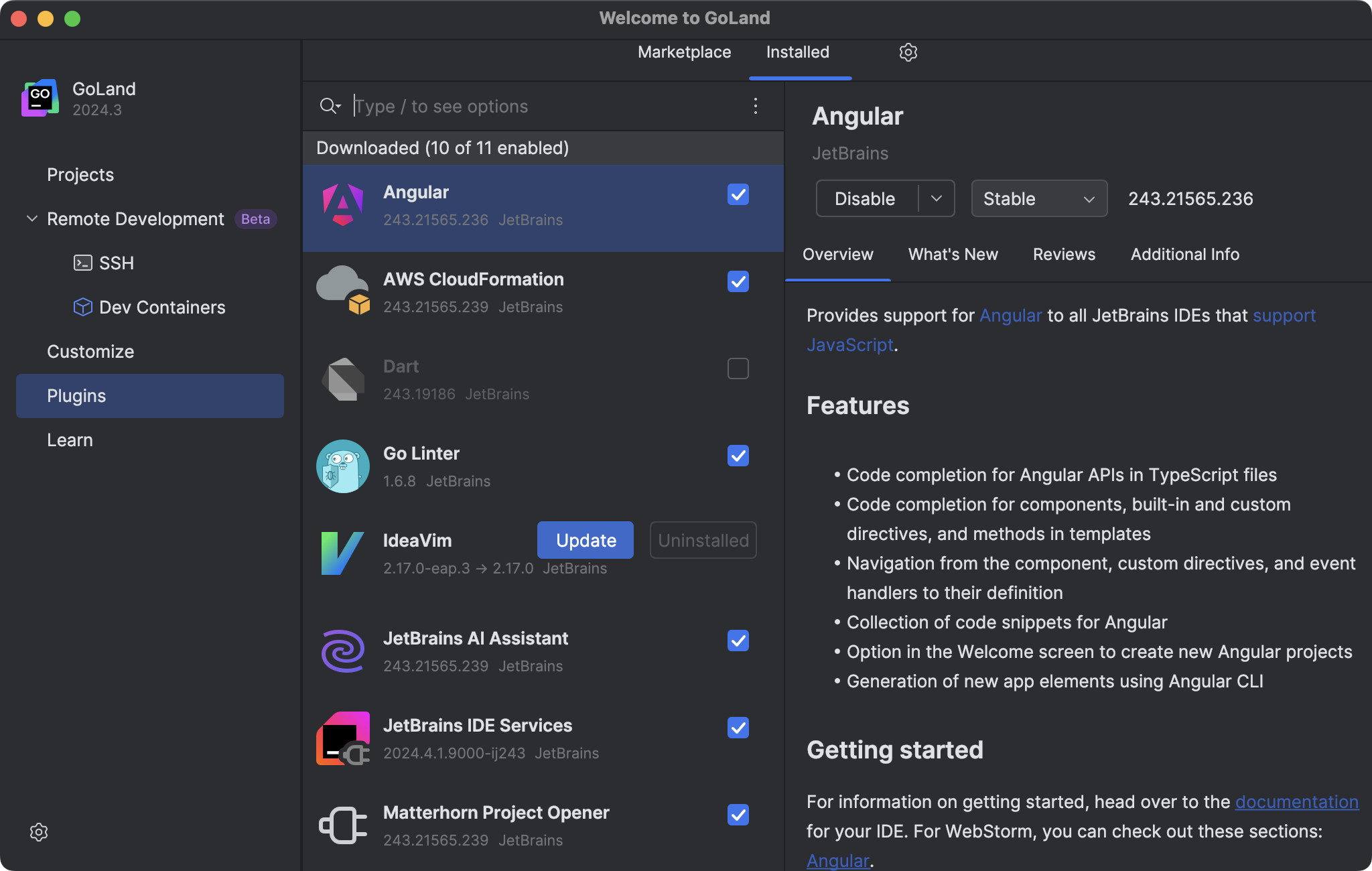 Run GoLand for the first time | GoLand Documentation