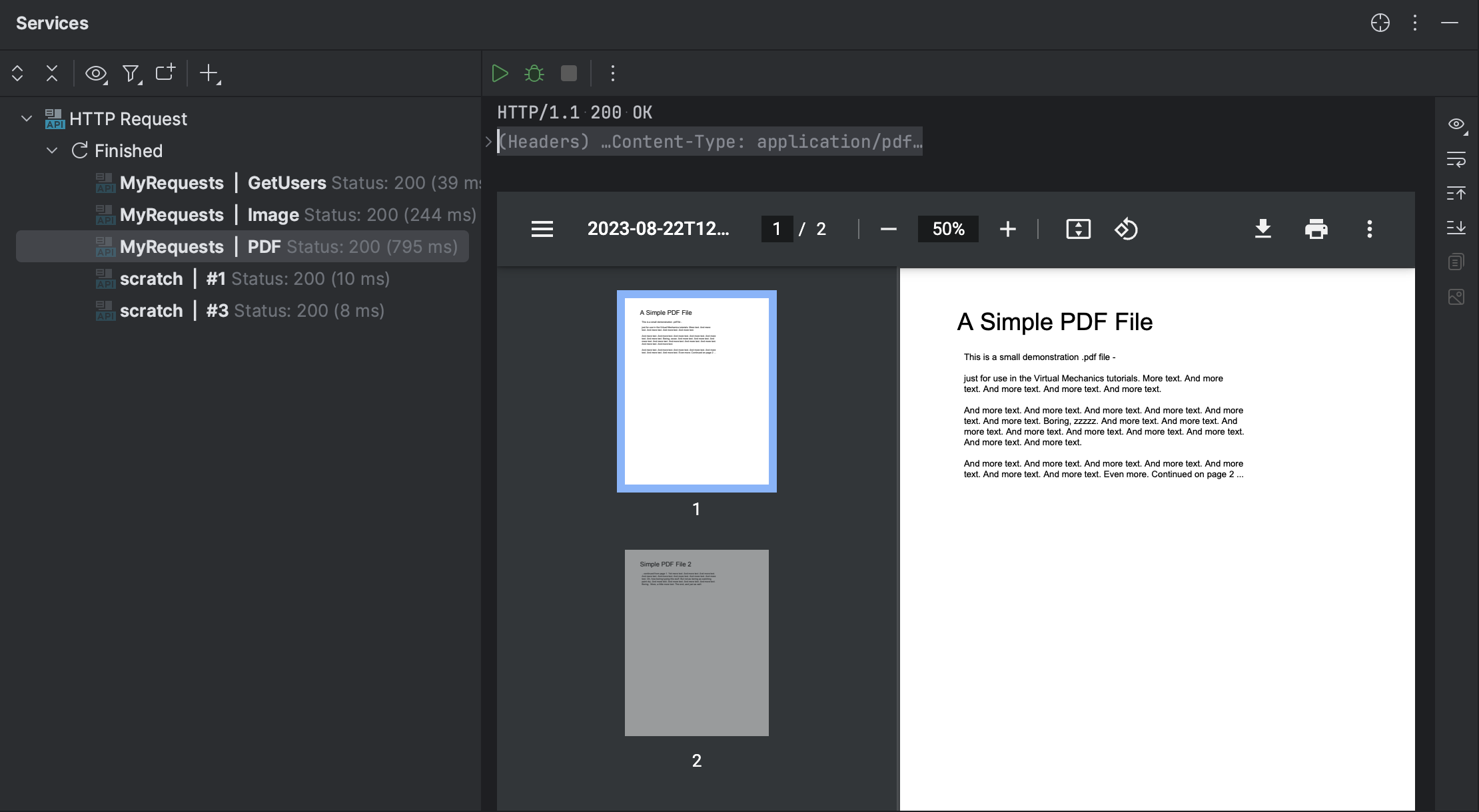 HTTP Client | IntelliJ IDEA Documentation