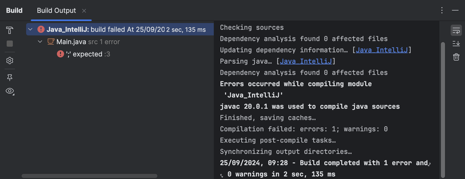Build tool window | IntelliJ IDEA Documentation