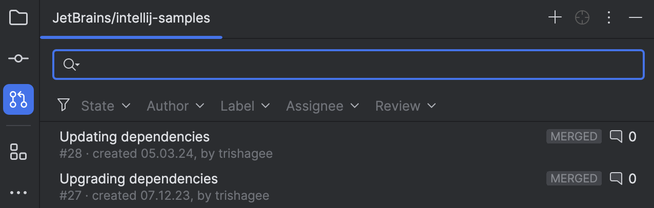 Work with GitHub pull requests | MPS Documentation