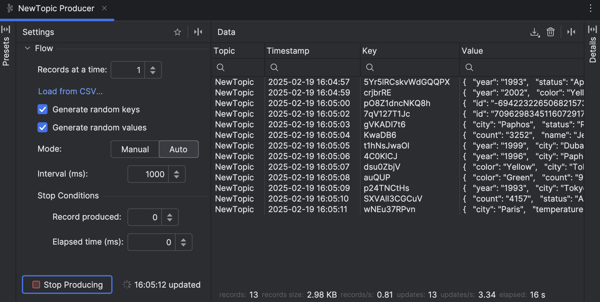 Kafka | IntelliJ IDEA Documentation